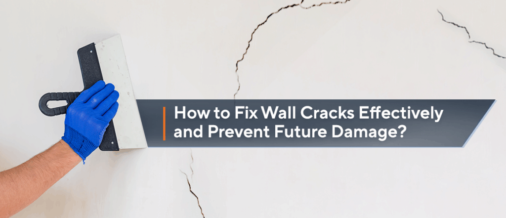 Wall Crack Repair | Fixing cracks in walls with crack filler