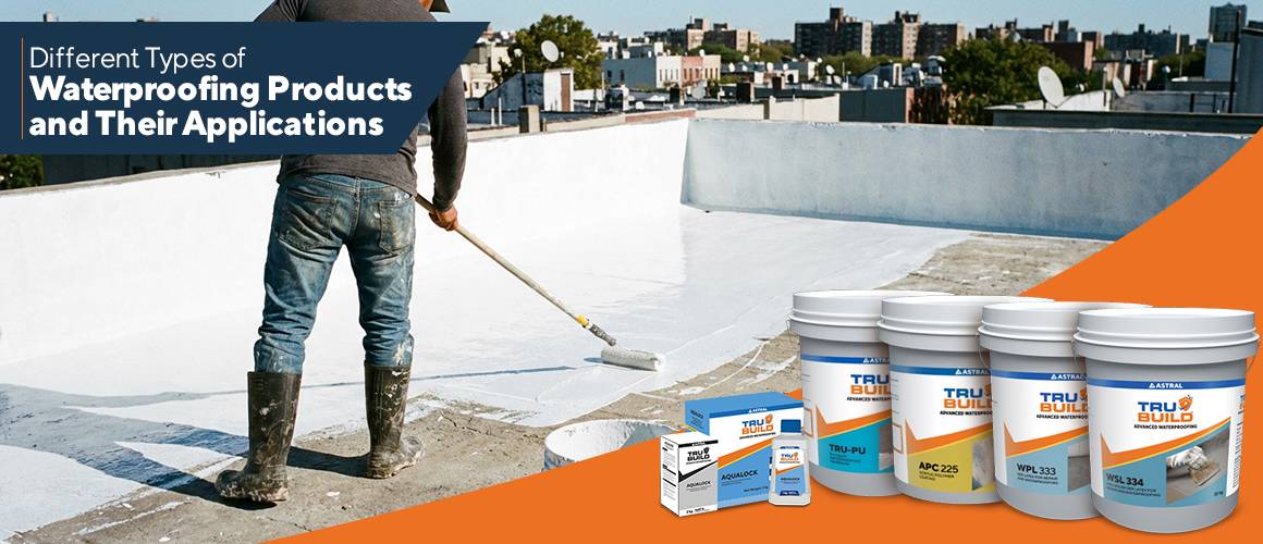 Types of Waterproofing Products and Their Applications